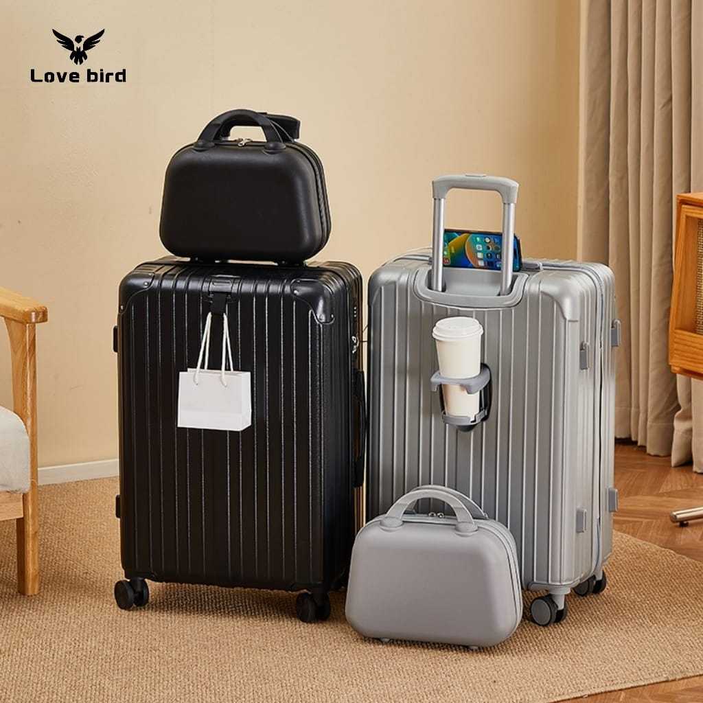 Jual Love bird Koper Travel 2 in 1 Koper Bagasi 22'' 24'' Inch USB ...