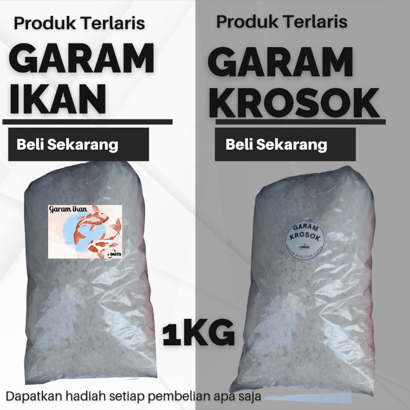 Jual GARAM KASAR 1 KG - GARAM KROSOK 1KG - GARAM KASAR - GARAM MASAK ...