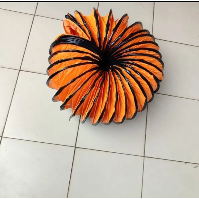 Jual selang blower flexibel 8"x5 meter/selang duct flexible ventilator ...