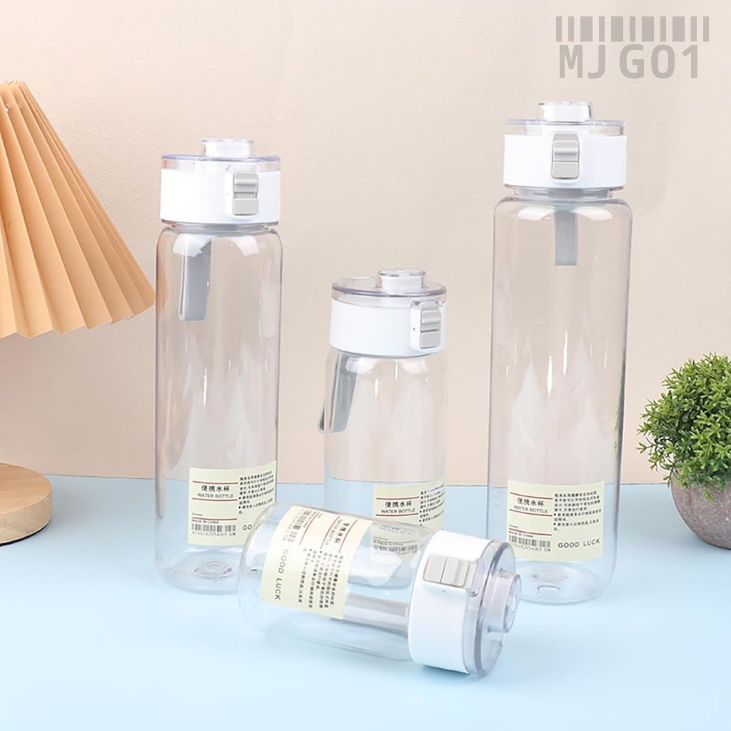 Jual [ MJG01 ] Botol Minum Putih Transparan Bening Estetik aestetik ...