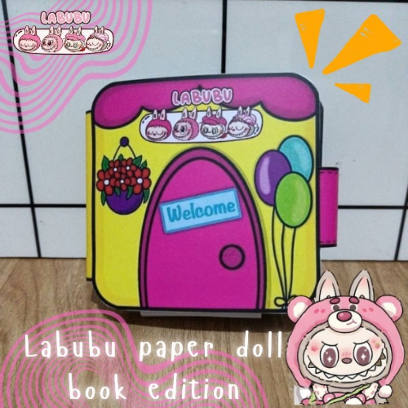 Jual LABUBU PAPER DOLL BOOK LABUBU VIRAL BONEKA LABUBU BUSY BOOK BONEKA ...