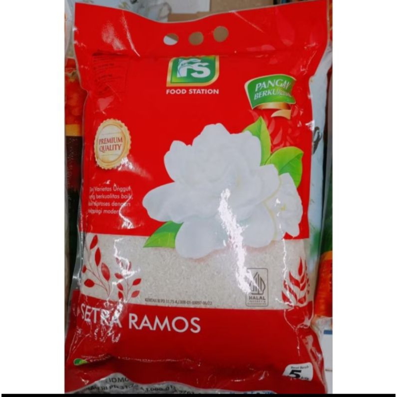 Jual BERAS FS FOOD STATION MELATI SETRA RAMOS 5KG | Shopee Indonesia