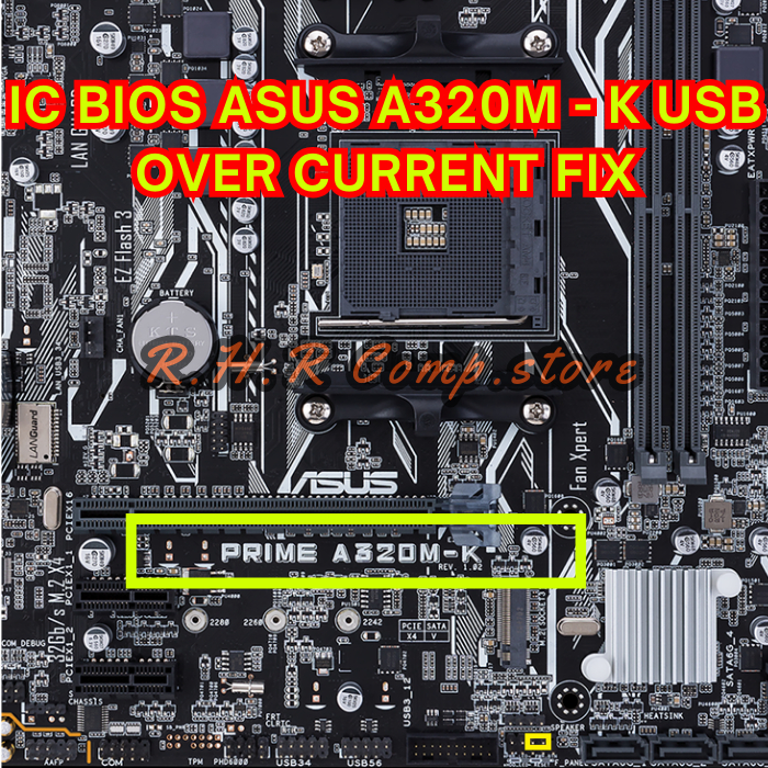 Jual ic bios Asus A320M-K USB Over Current FIX | Shopee Indonesia