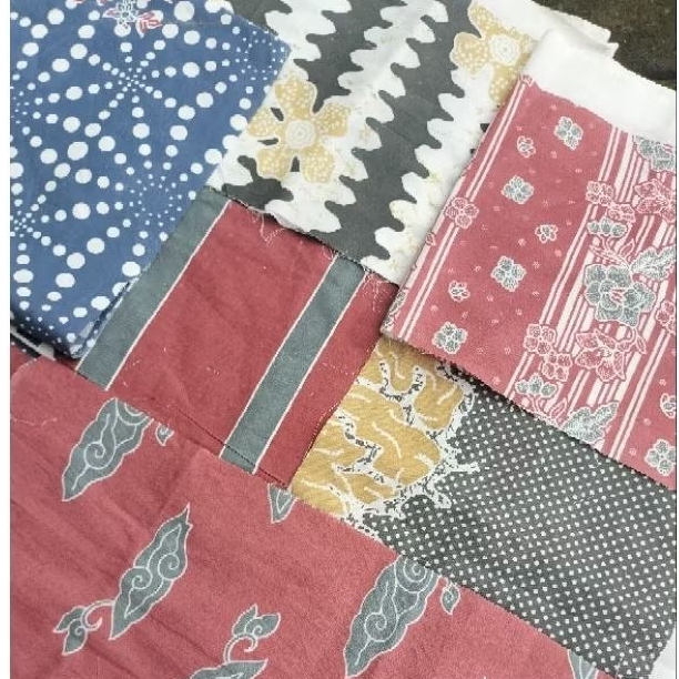 Jual KAIN PERCA BATIK UKURAN 25X30CM UNTUK KERAJINAN TANGAN | Shopee ...