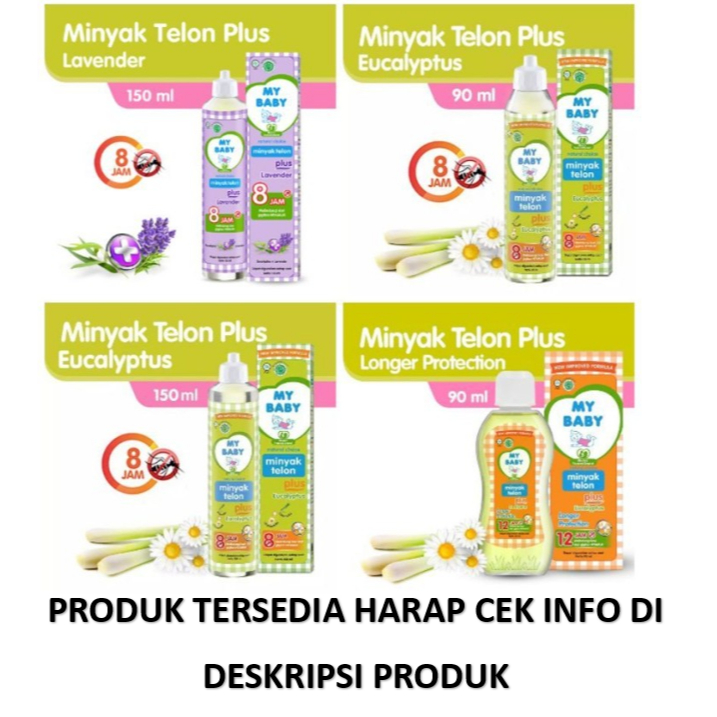 Jual My Baby Minyak Telon Plus 145ml 90ml 60ml 30ml- 8jam 12jam ...