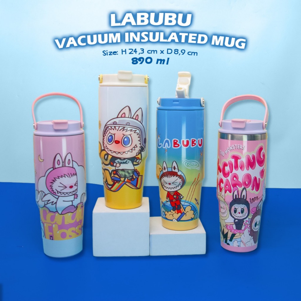 Jual LABUBU Tumbler Carry labubu stainless 304 890ml LB4160 | Shopee ...