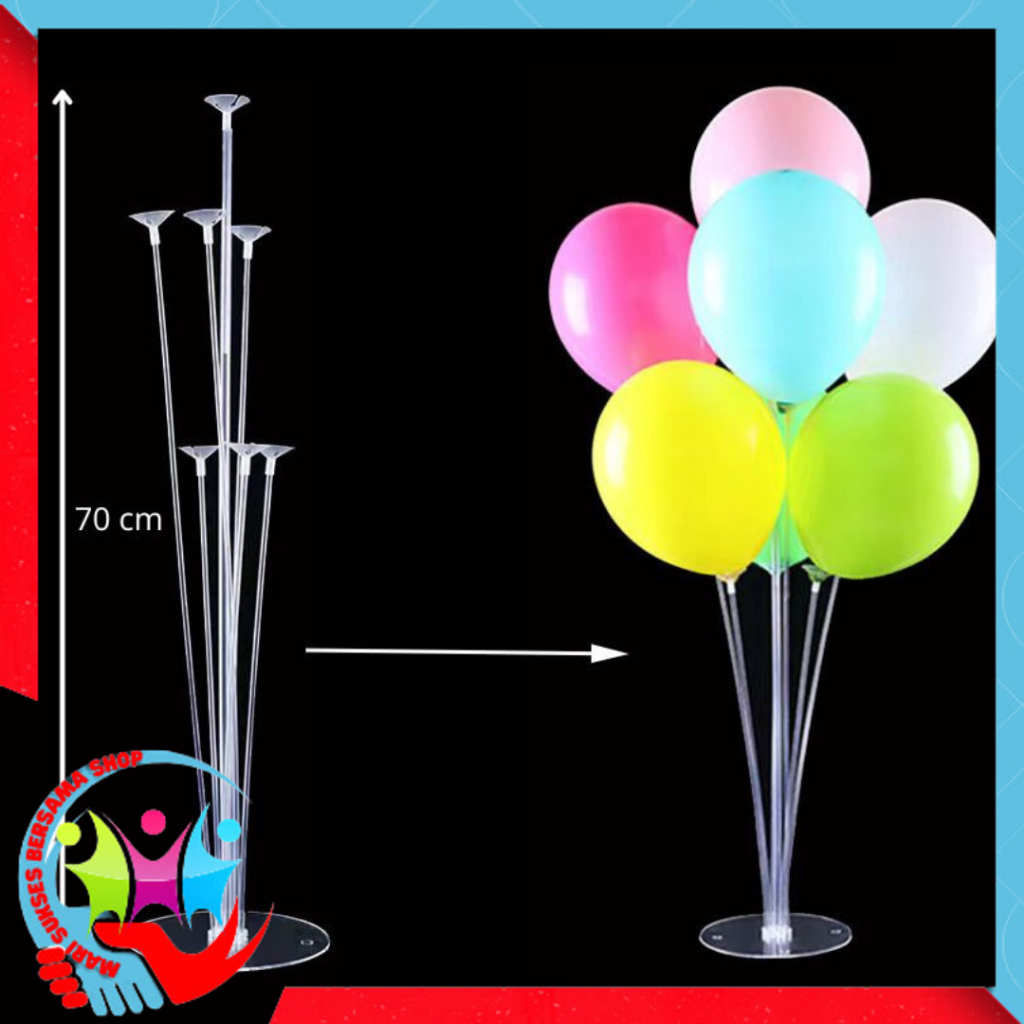 Jual MSBS Stick Cup Standing Balon Tiang Dekorasi Stick Balon 70cm ...