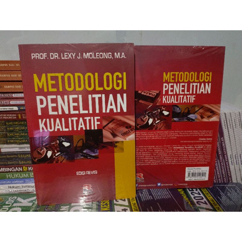 Jual Metodologi Penelitian Kualitatif Edisi Revisi Tahun 2022 - Lexy J. Moleong | Shopee Indonesia