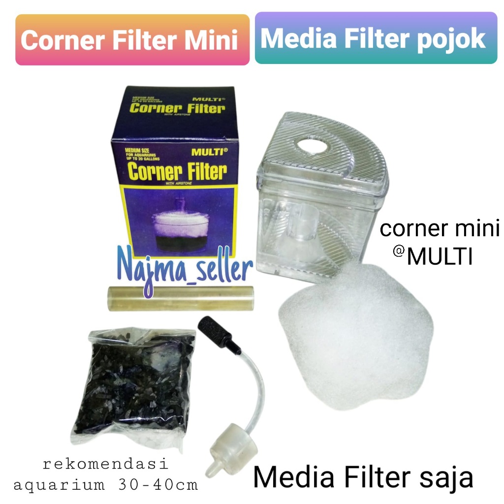 Jual Media Filter Aquarium Pojok. Corner Filter Aquarium. untuk ...