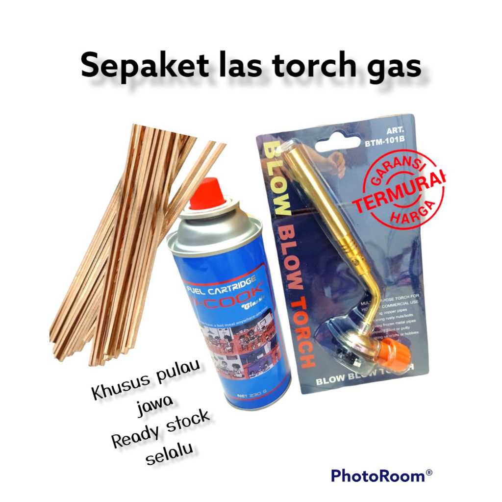 Jual Paket torch paket las hi cook tokai culinaria gas torch + kawat 1 ...