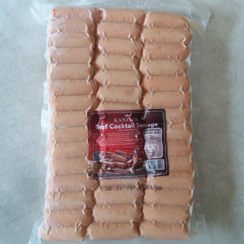 Jual Kanzler Sosis Beef Cocktail Sausage 1000g | Shopee Indonesia