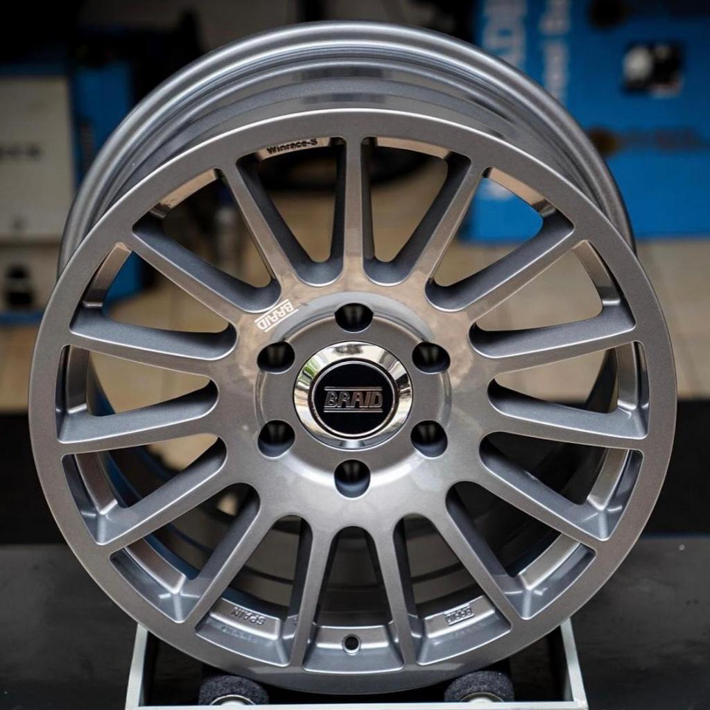 Jual VELG BRAID WINRACE S R18" PCD SUV 6x139 LEBAR 8 ET 0 WARNA ...