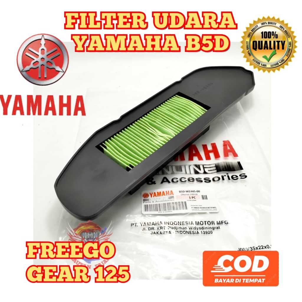 Jual Filter Udara Yamaha B5D Gear 125 Freego saringan udara mio frigo ...