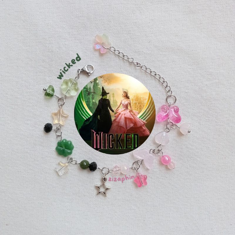 Jual Wicked Inspired Bracelet | Movie Glinda Elphaba Galinda Ariana ...