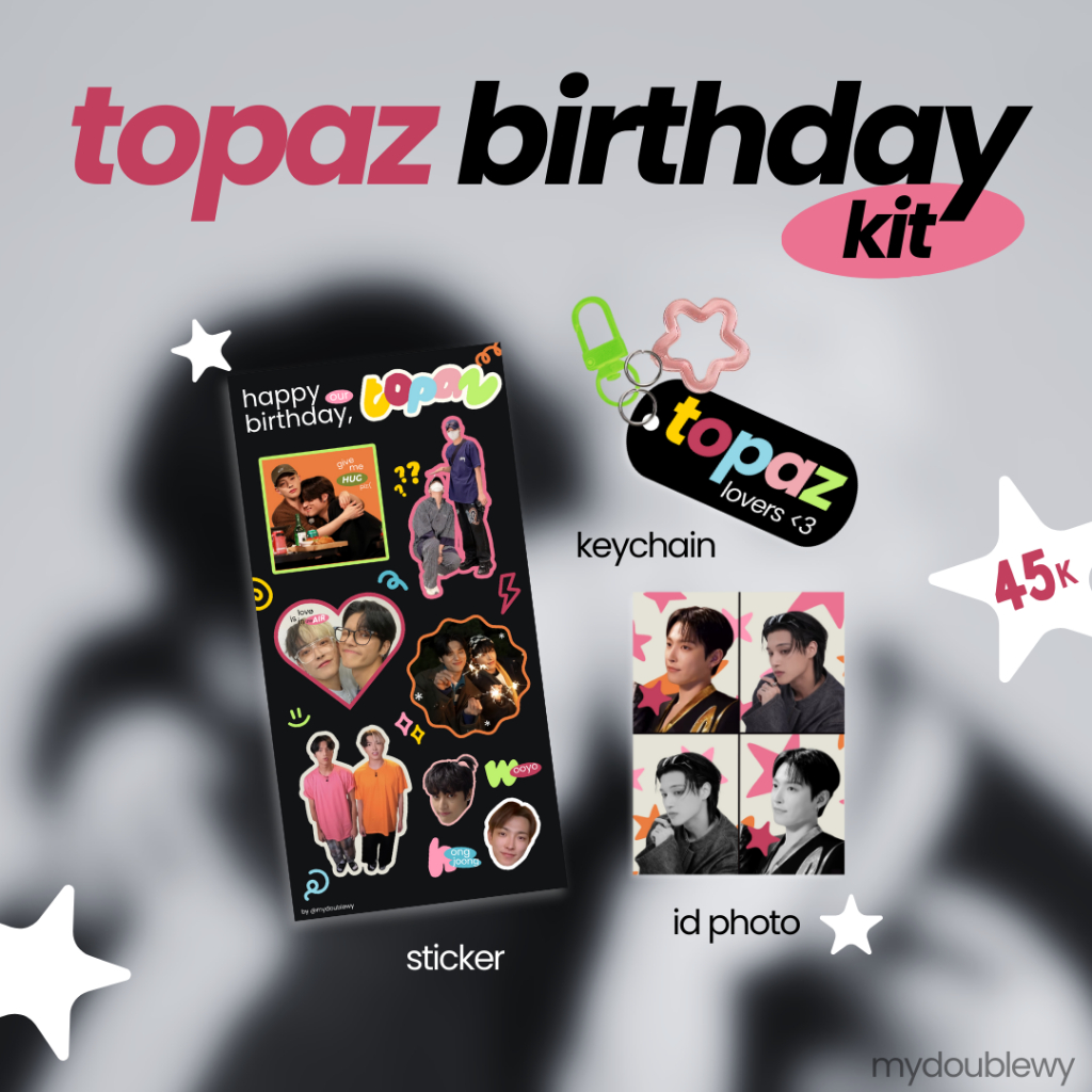 Jual Topaz Birthday Kit || Hongjoong and Wooyoung ATEEZ | Shopee Indonesia