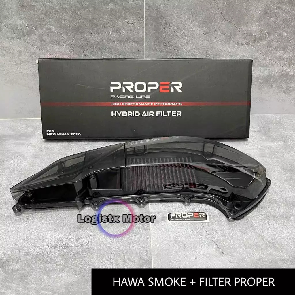 Jual Hawa Transparan + Filter Proper New Nmax 155 / New Aerox 155 ...