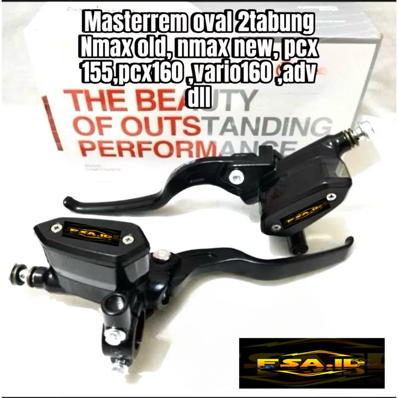 Jual MASTER REM SET KIRI TABUNG KANAN TABUNG 0VAL DOUBLE DISK NMAX OLD ...