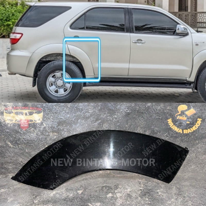 Jual Over fender toyota fortuner belakang kanan 2008 2011 original ...