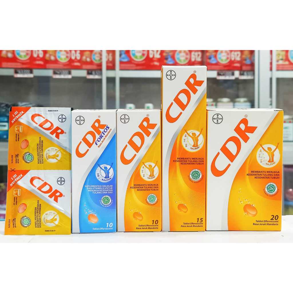 Jual CDR & CDR Fortos Effervescent Isi 10/15/20 TABLET - Menjaga ...