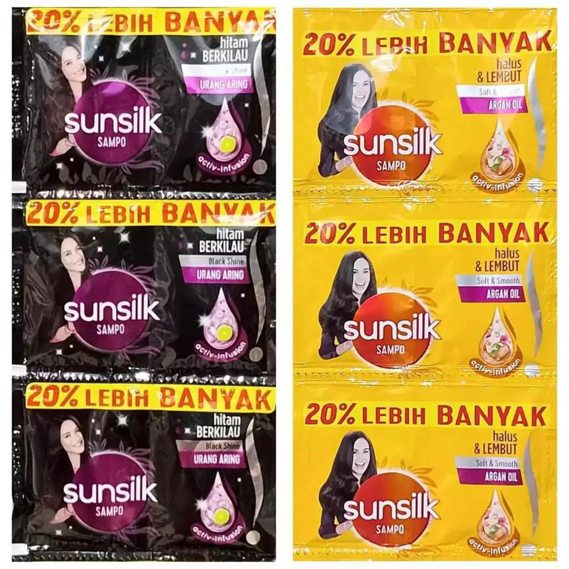 Jual Shampoo Sunsilk Perawatan Rambut 1 Renceng Isi 12 Pcs | Shopee ...