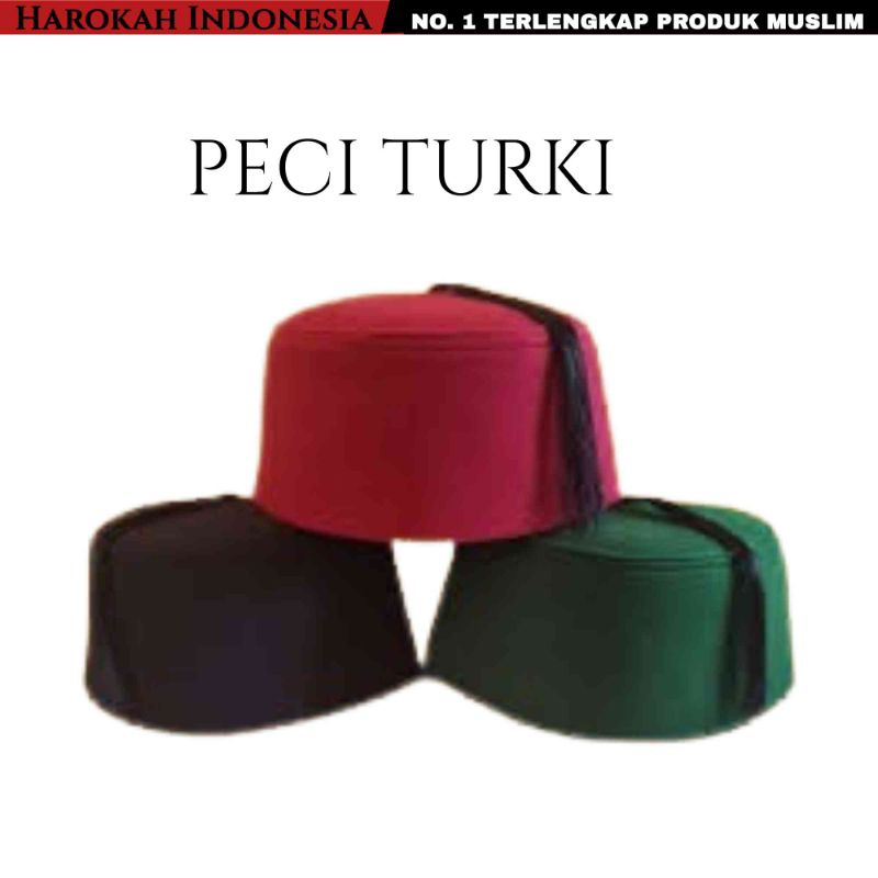 Jual Kopiah Sufi Turki Fea Tarbus Khas Turki Nomor 5,6,7,8,9 Tinggi 9 ...