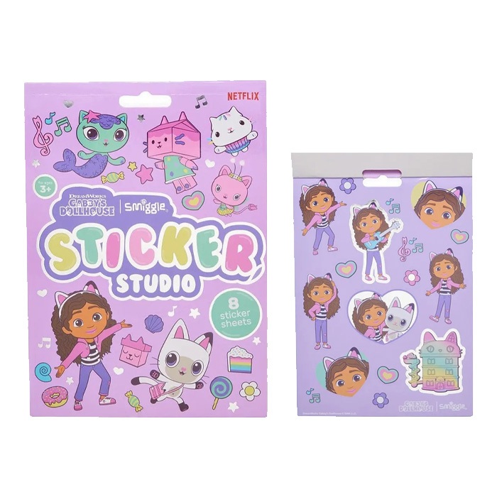 Jual Smiggle Gabby's Dollhouse Sticker Studio Kids Book | Shopee Indonesia
