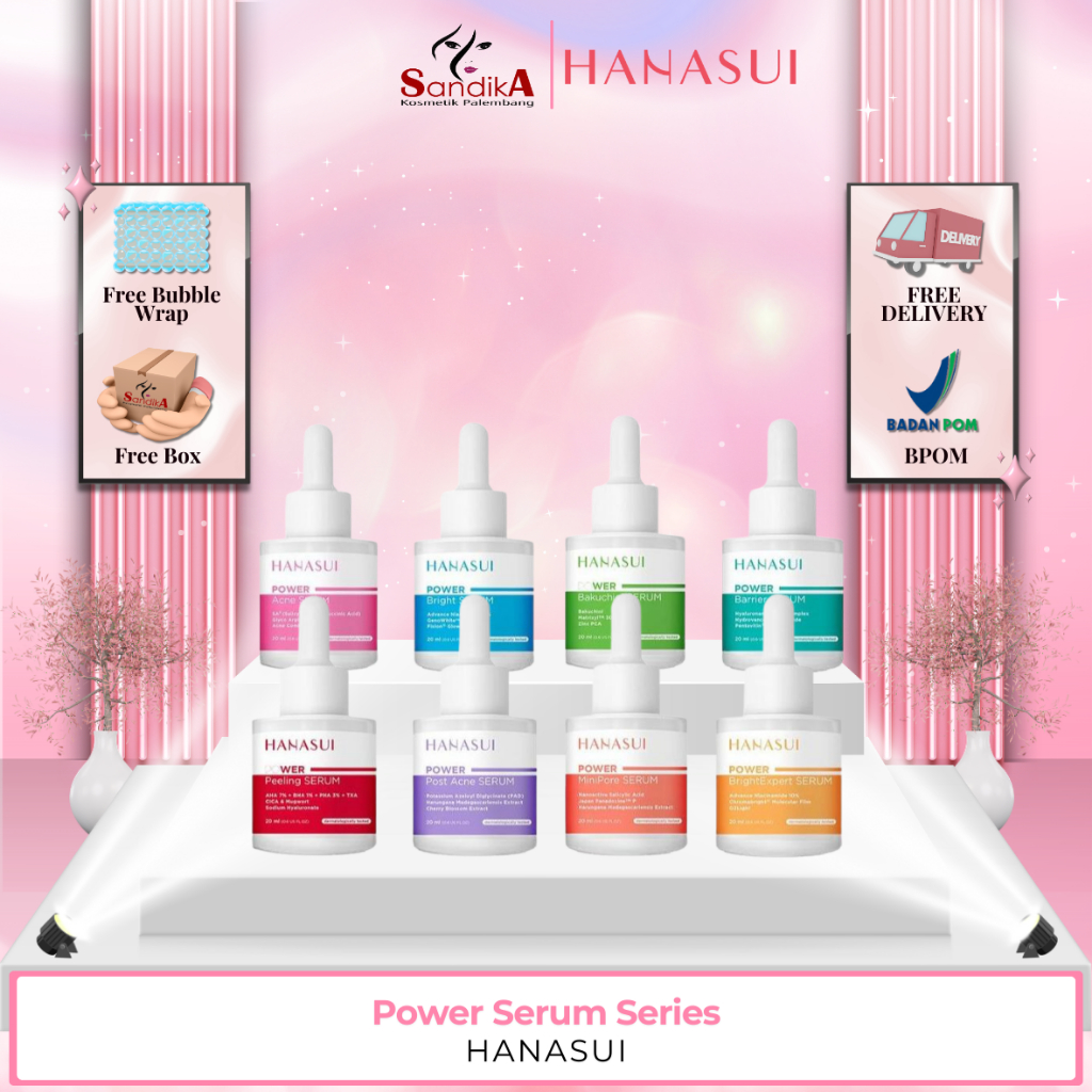 Jual Hanasui Power Serum Acne I Peeling I Bright I Minipore I Super ...
