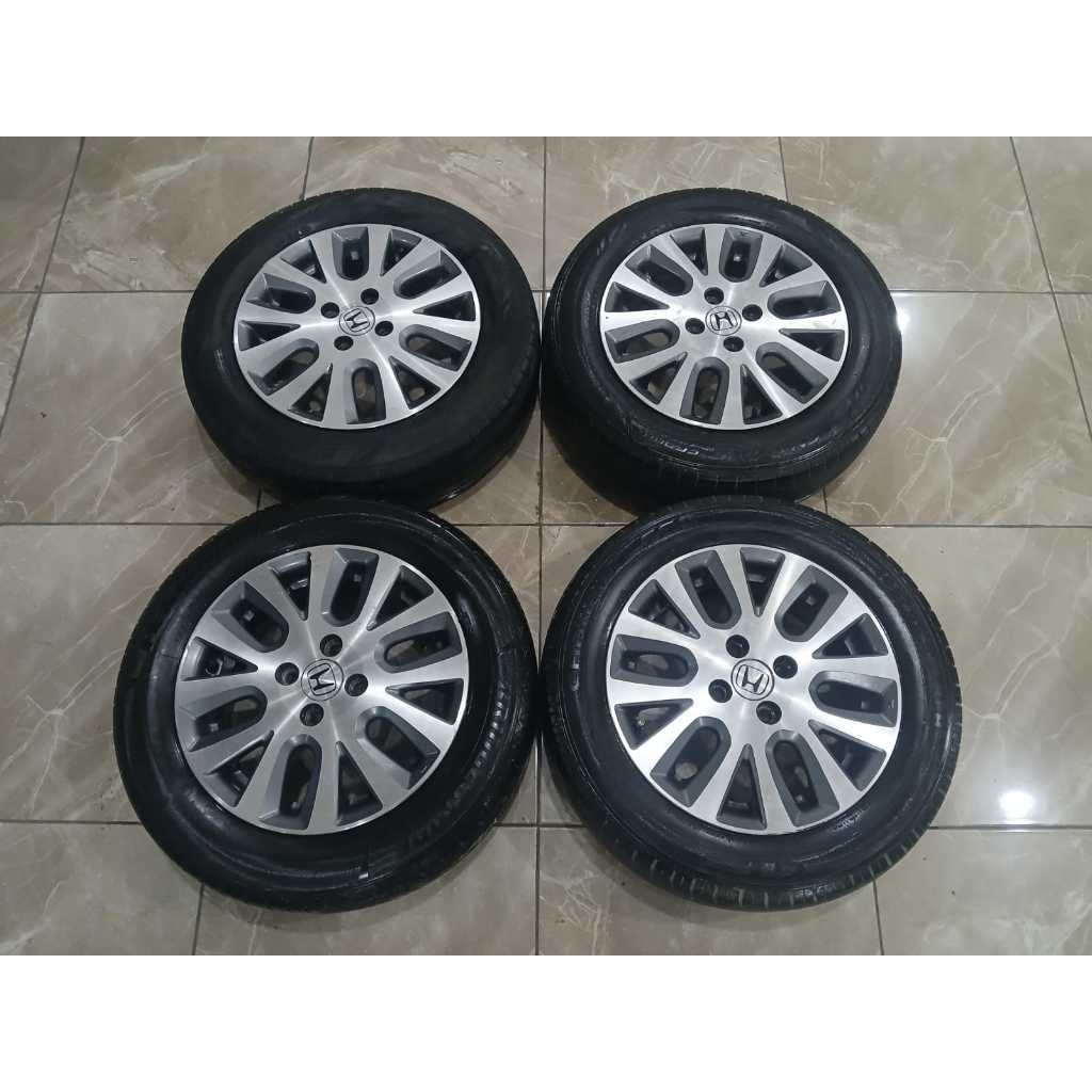 Jual Velg seken copotan mobilio ring 15 baut 4x100 plus ban seken bonus | Shopee Indonesia