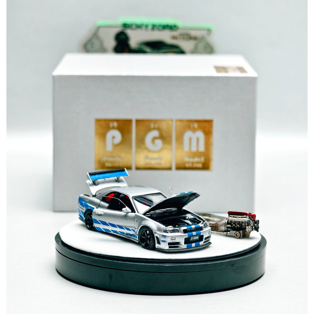 Jual PGM x OneModel Nissan GT-R R34 Z-TUNE Brian Fast and Furious JDM ...