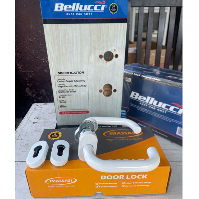 Jual HANDLE PINTU ALUMUNIUM A1 PUTIH ROSES PINTU ALUMUNIUM HANDLE PINTU ...