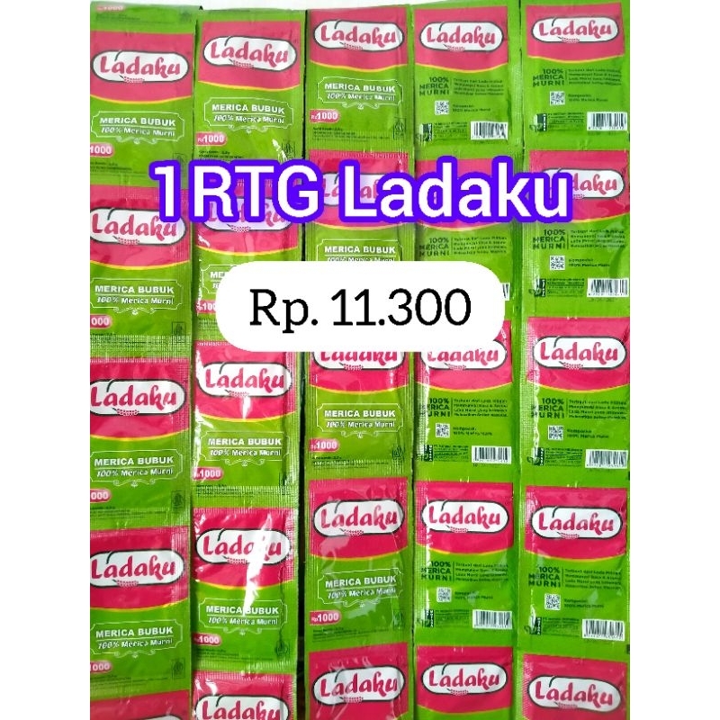 Jual Ladaku Merica Bubuk Murni Renceng 12 Sachet Lada putih | Shopee ...