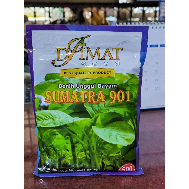 Jual benih bibit bayam Sumatra 901 cap Djimat kemasan 500gr | Shopee ...
