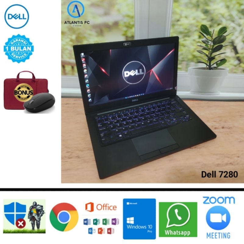 Jual Laptop 7280 Core i7 gen 6 Ram 8GB SSD 256GB Backlight Windows 10 ...