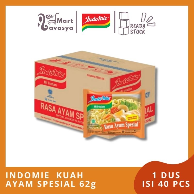 Jual INDOMIE KUAH AYAM SPESIAL 62g - 1 DUS ISI 40 PCS - KOTA BANDUNG - LAVASYA MART | Shopee ...