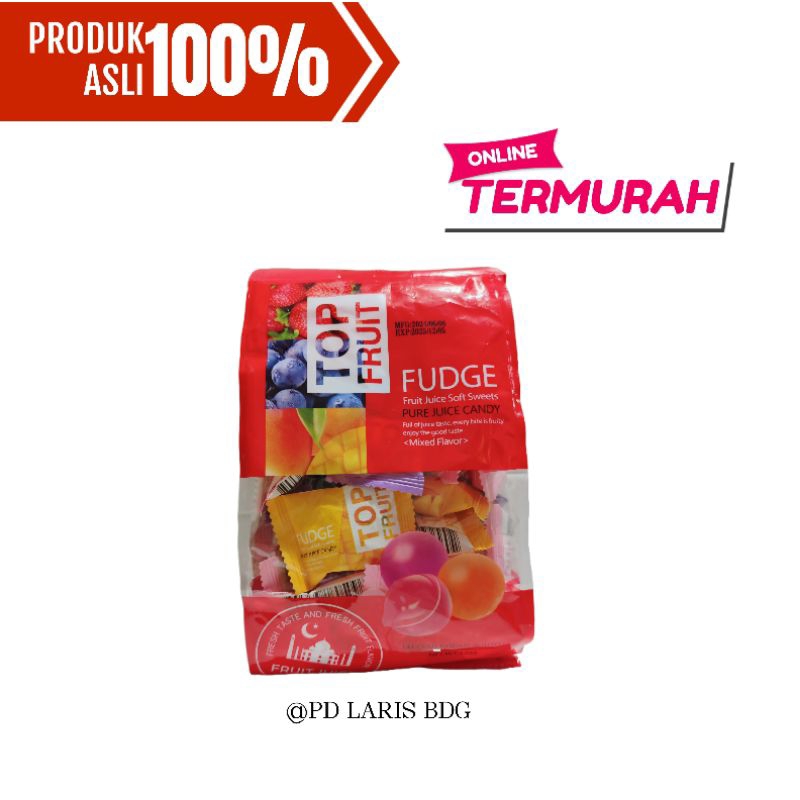 Jual Permen Jeli Top Fruit Fudge Juice Soft Sweets Mix 320gr / Permen ...