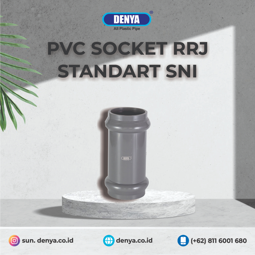 Jual Denya PVC Fitting Double Socket/ Penyambung Pipa Standard SNI RRJ ...