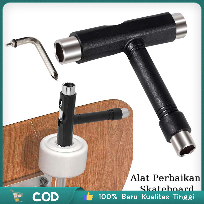 Jual Alat Perbaikan Kunci Pas All-in-one Skateboard T Alat Perakitan T ...