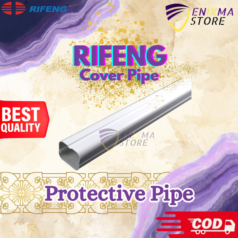 Jual ENIX • Cover Pipa AC / Protective Pipe Rifeng 1 Meter Putih Tebal ...