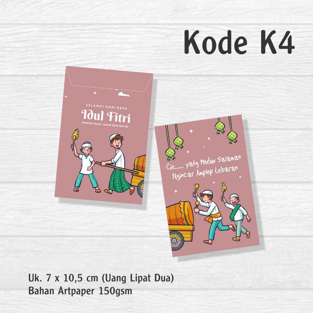 Jual [PROMO] Angpao Lebaran Hari Raya Idul Fitri Unik Aesthetic ...