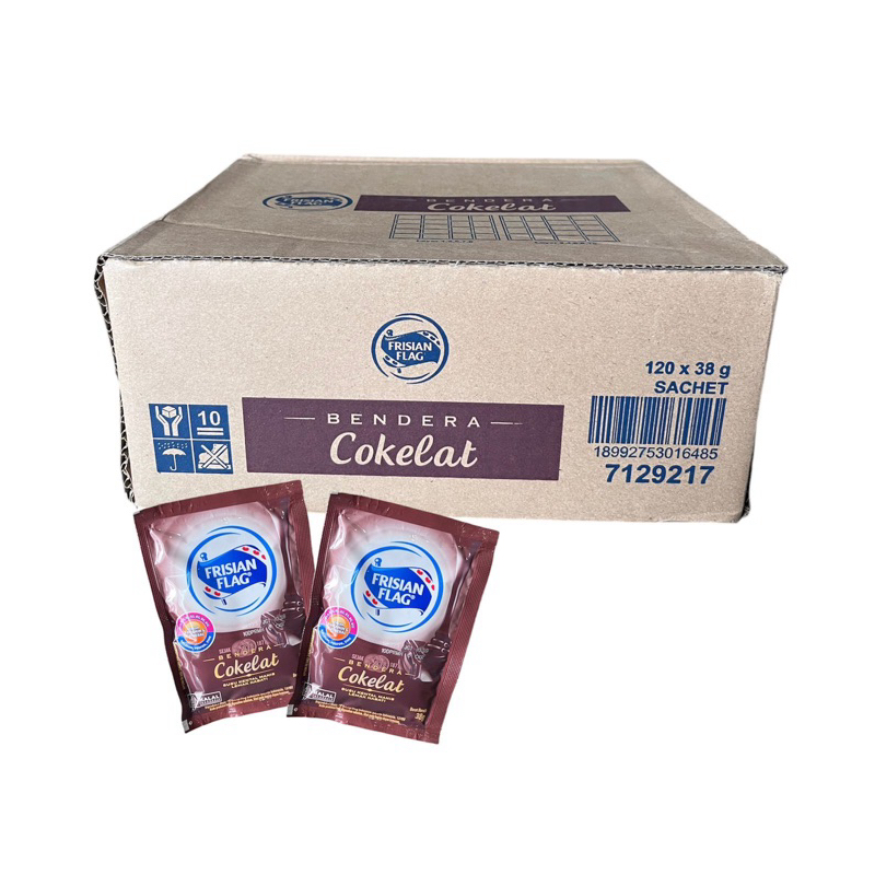 Jual 1 Dus Susu Bendera Frisian Flag sachet isi 20 Pak / 1 karton Susu ...