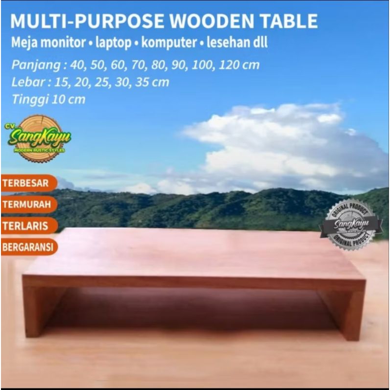 Jual Custom meja monitor meja multifungsi meja lesehan meja kopi ...
