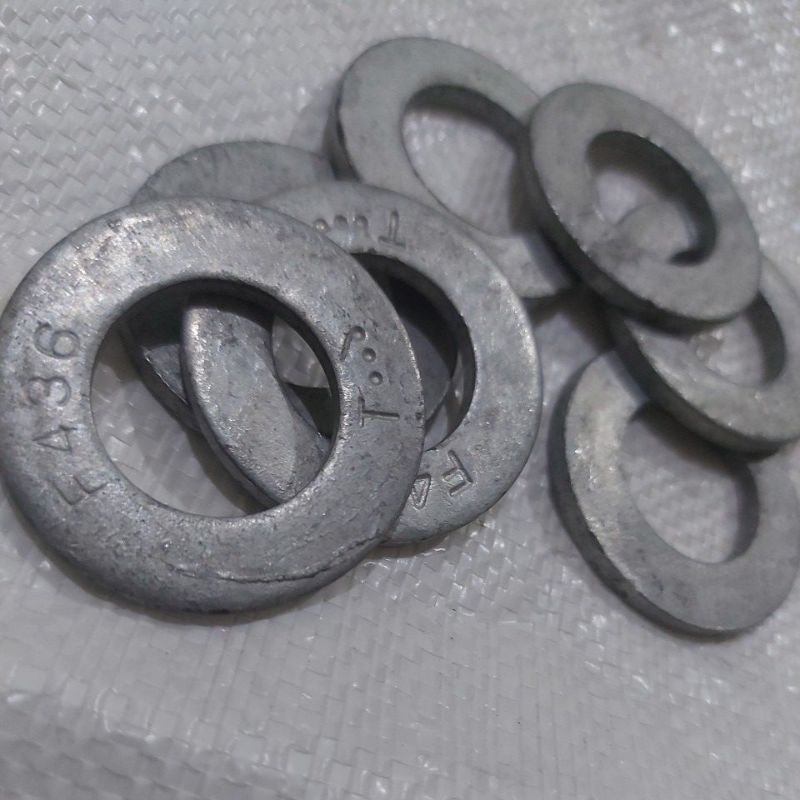 Jual Ring Plat Baja Hotdip M24 dan M22 Marking F436 Tebal 4mm Washer ...