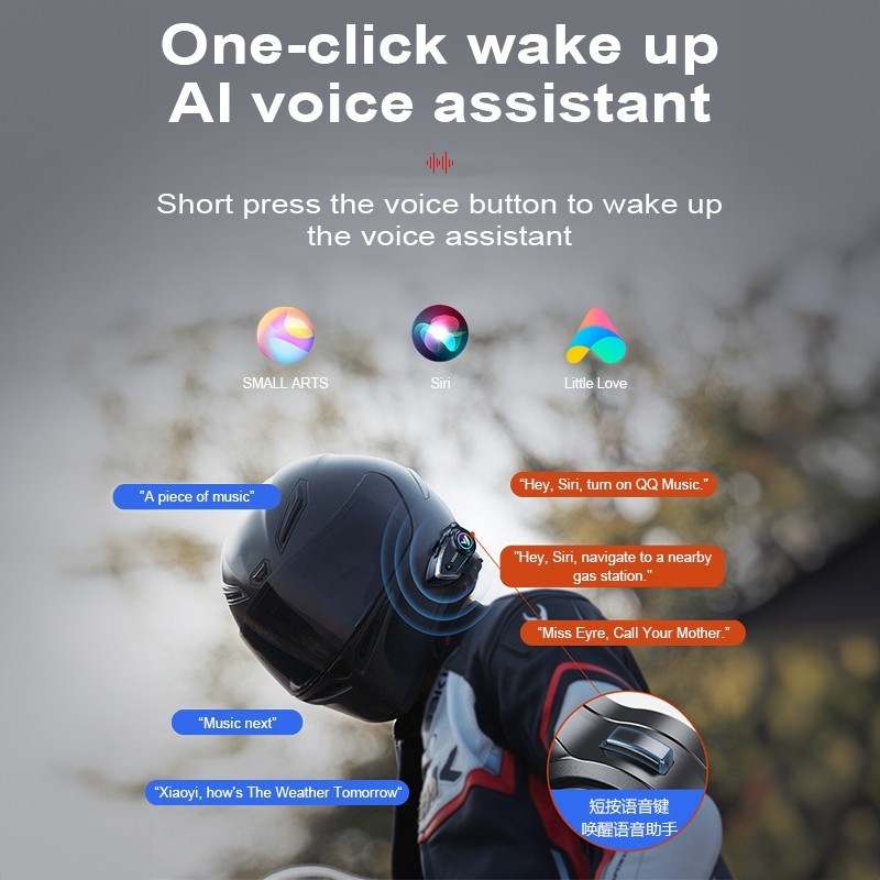 Jual ZACRO Y80 2X Intercom helm Bluetooth Chip Qualcomm 5.0 FM Radio ...