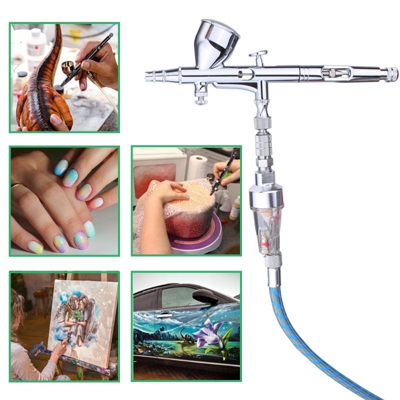 Jual air brush kit pen brush spray gun spet cat lukis airbrush paint ...