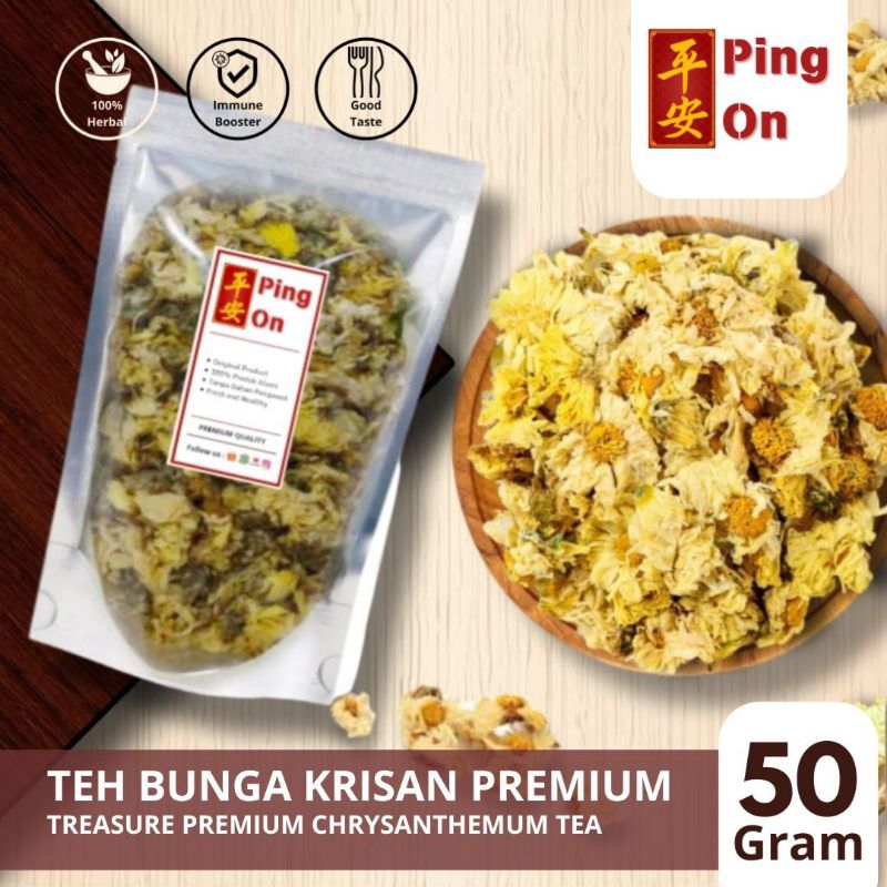 Jual Teh Bunga Krisan Kering Premium - Chrysanthemum Tea Premium - Teh ...