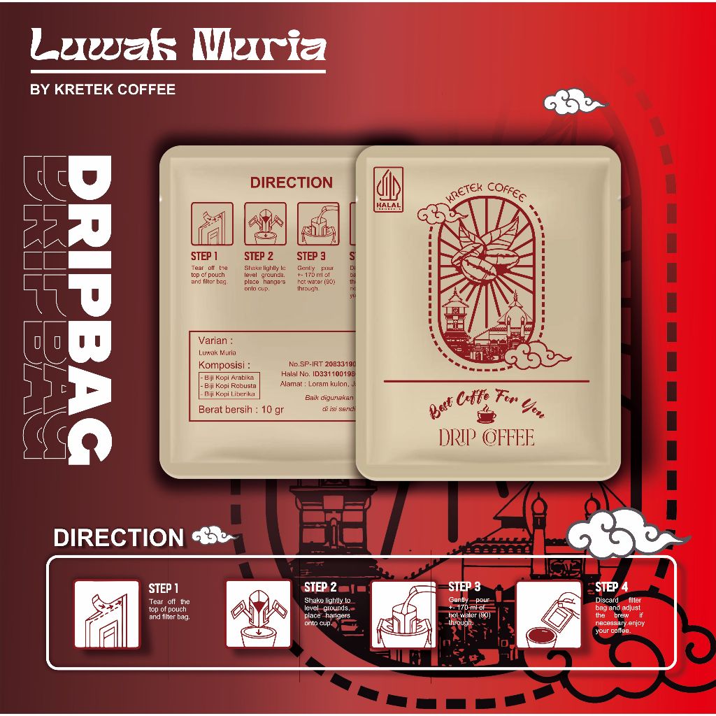 Jual Dripbag - Kopi Luwak Muria / Robusta Luwak Muria / Kopi Luwak ...