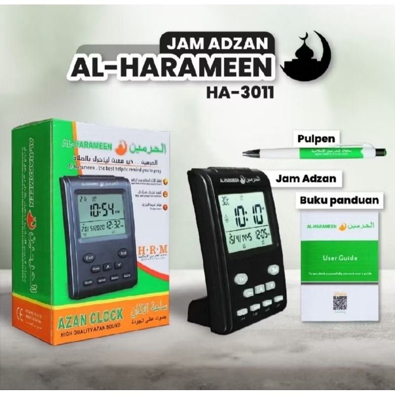 Jual Jam Azan Digital Shalat Tipe SH 3011 (ORI) | Shopee Indonesia