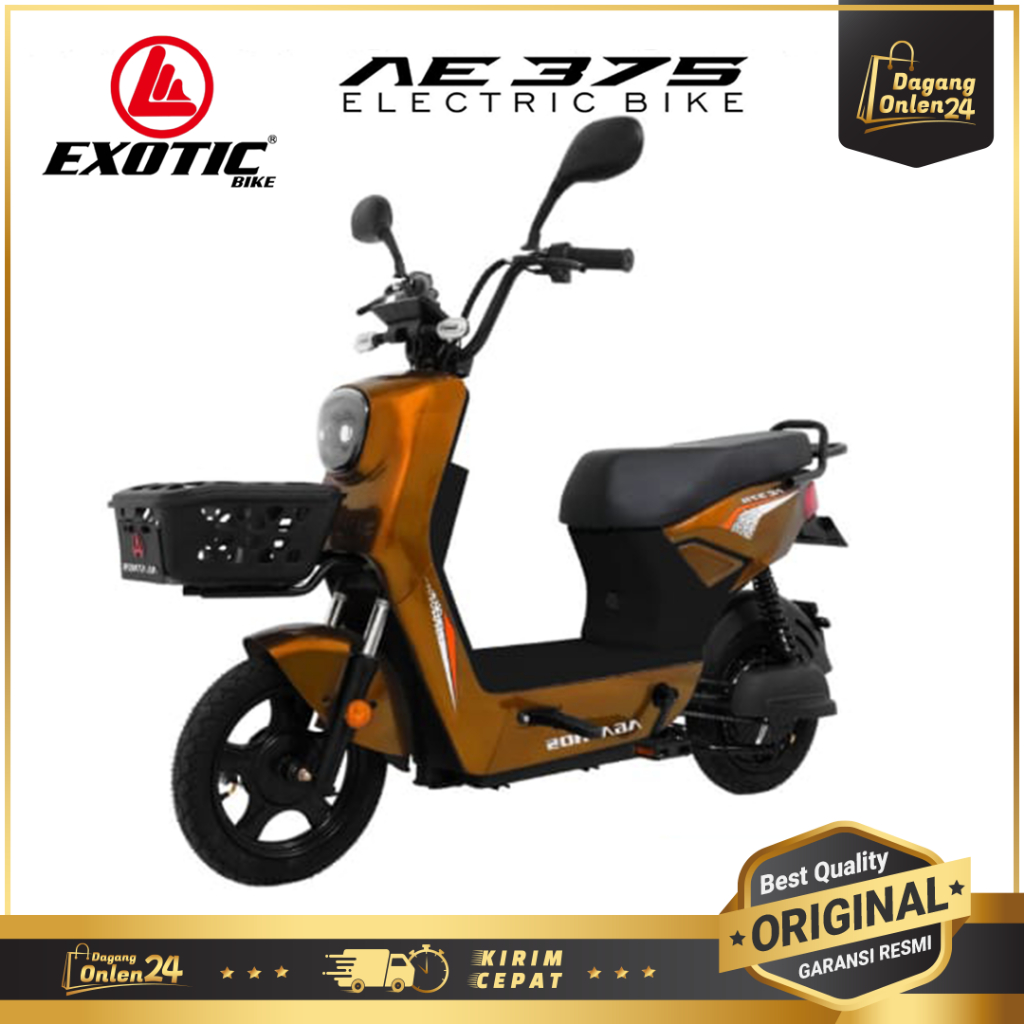 Jual Sepeda Listrik Exotic Agathos AE 375 NFC 500 watt Garansi Resmi | Shopee Indonesia