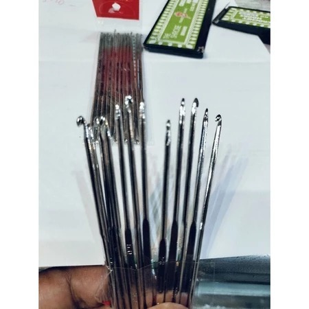 Jual ( Cod ) Jarum rajut Hak pen isi 12 pcs ,Crochet Hooks, Hak pen 2 ...