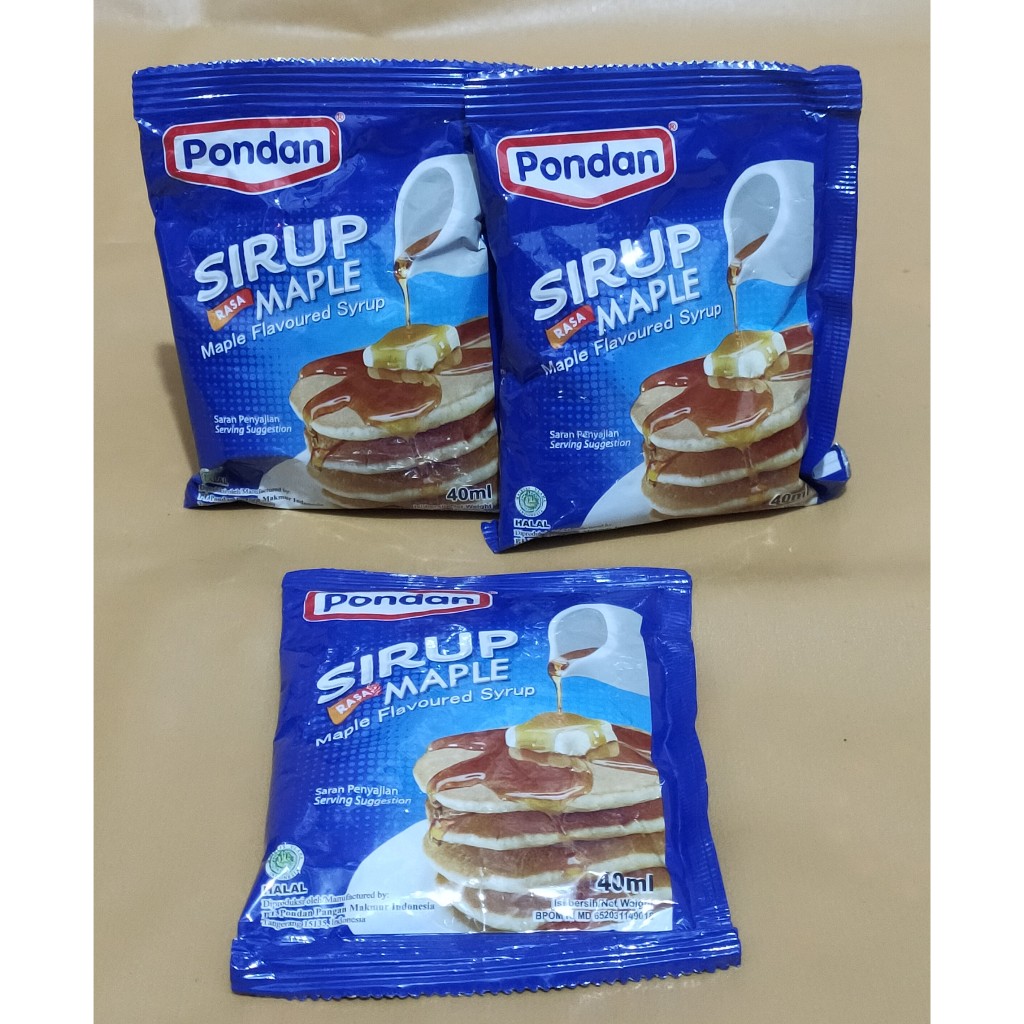 Jual Pondan Sirup Maple 40ml / Maple Syrup 40 ml | Shopee Indonesia